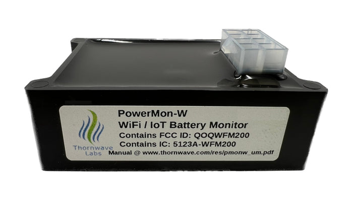 PowerMon-W - WiFi / IoT Advanced Battery Monitor / DC Power Meter with