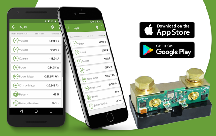 PowerMon-5S - 500A Bluetooth LE Advanced Battery Monitor / DC Power Me