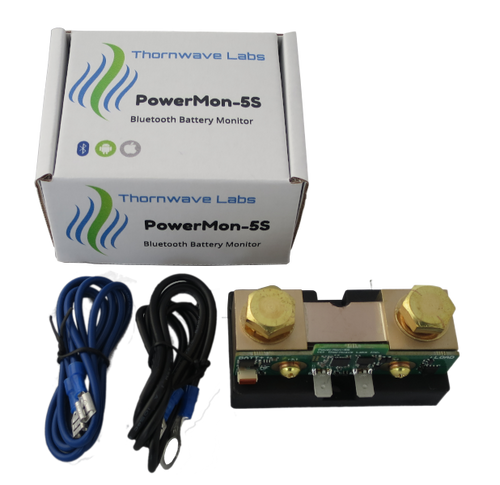 PowerMon-5S - 500A Bluetooth LE Advanced Battery Monitor / DC Power Me